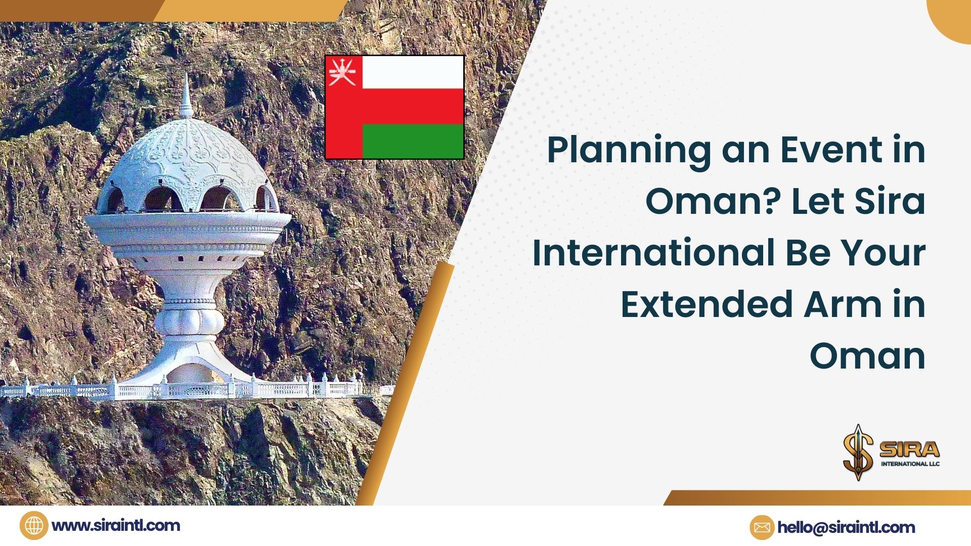 Planning an Event in Oman? Let Sira International be your extended arm ...